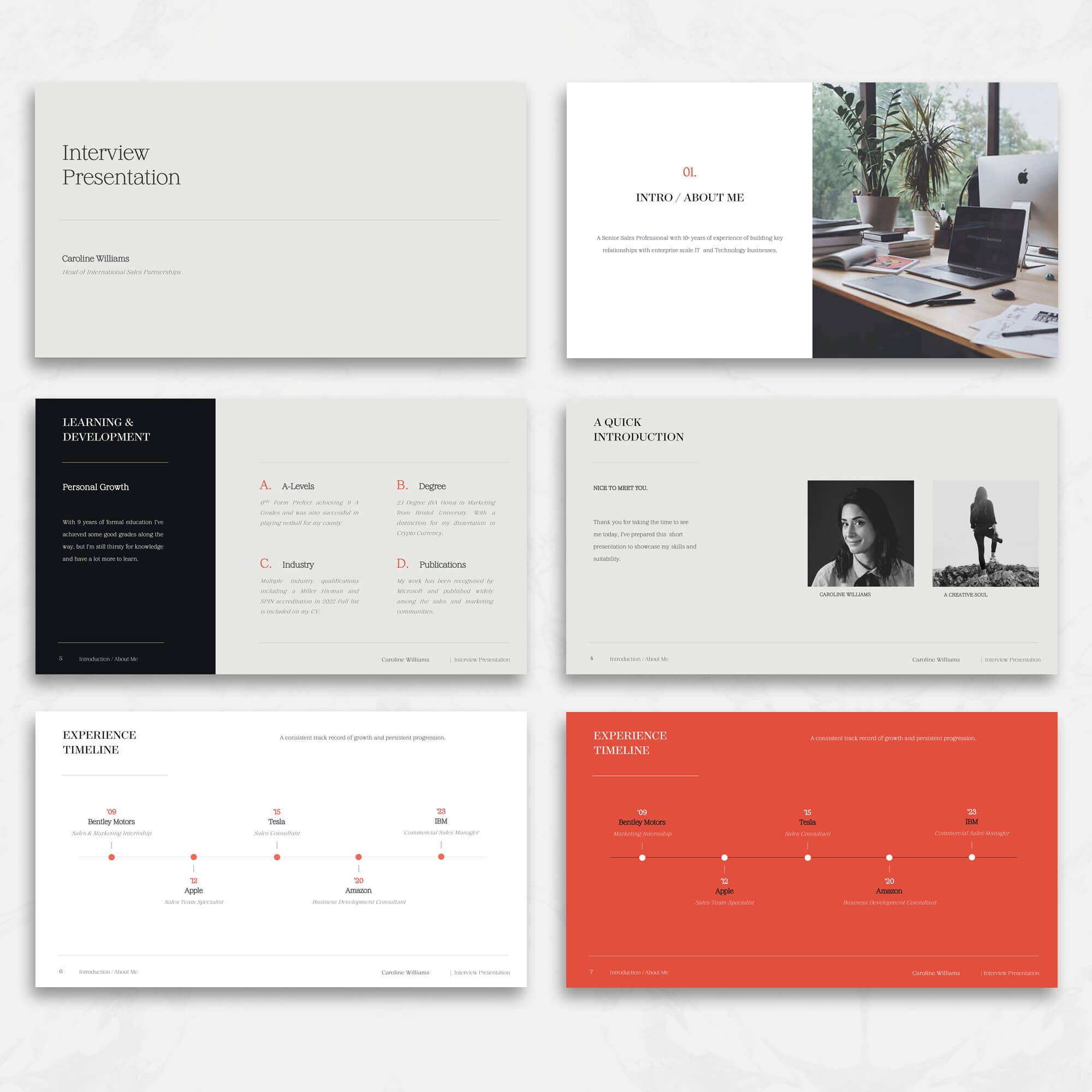 Job Interview Presentation PPT, Interview Presentations, Slide Deck ...