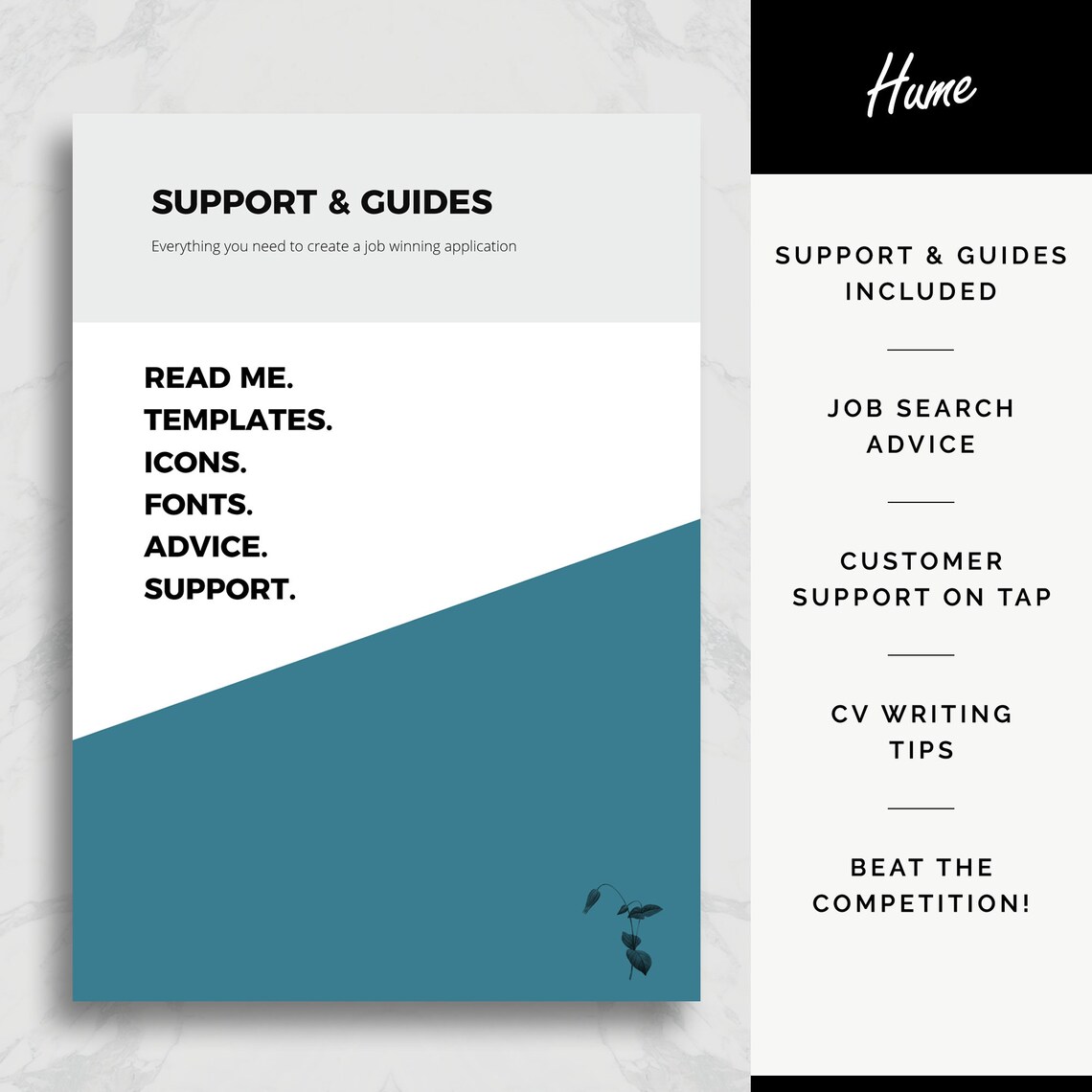 Creative Professional Resume Template for Freelancers Split Resume ...