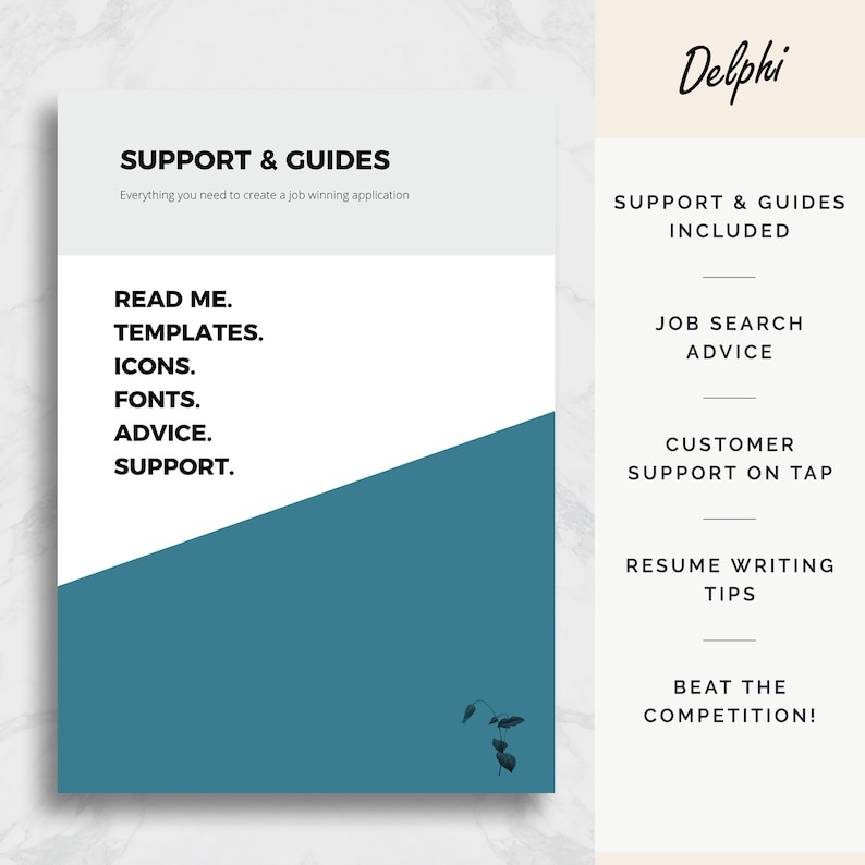 Resume Template With Colourful Border, Creative CV Template, Impactful ...