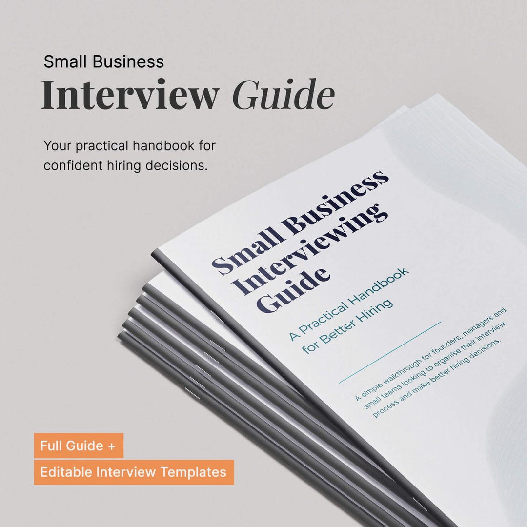 Small Business Interview Guide & Templates | Hiring Interview System ...