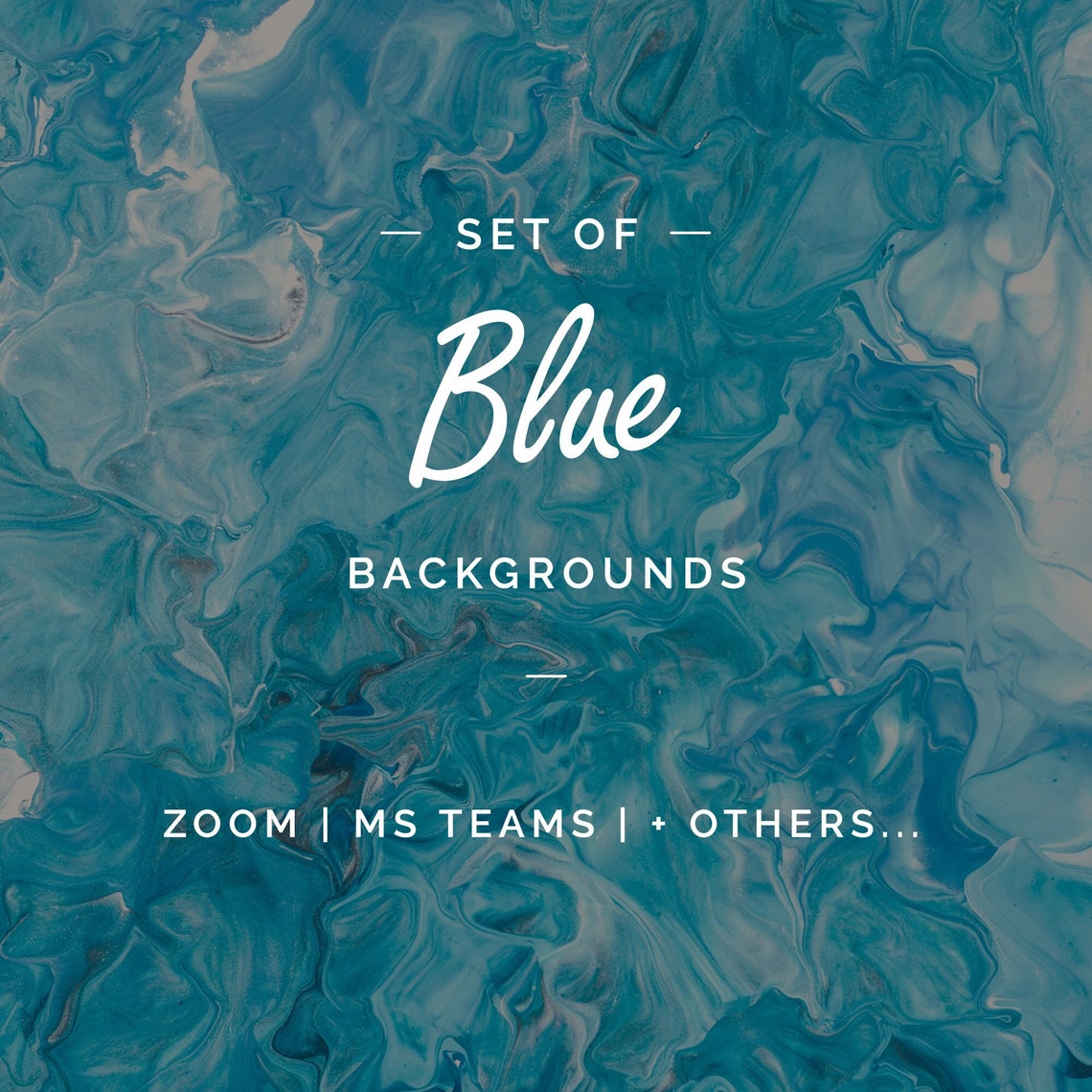 Virtual Meeting Background | Blue Zoom Background | 12 Background ...