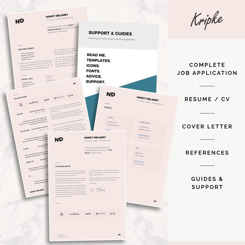 Eyecatching BDM Resume Layout, Creative CV for Sales Professionals ...