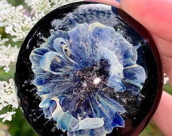Flower Glass Paperweight - Etsy
