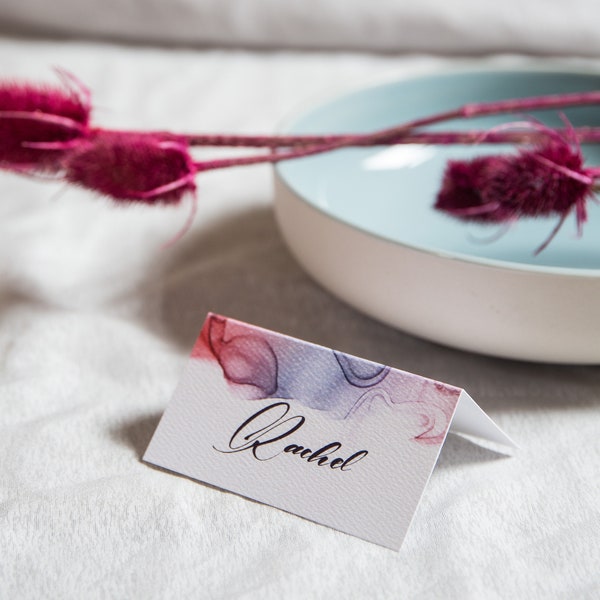 Watercolor Placecards - Etsy