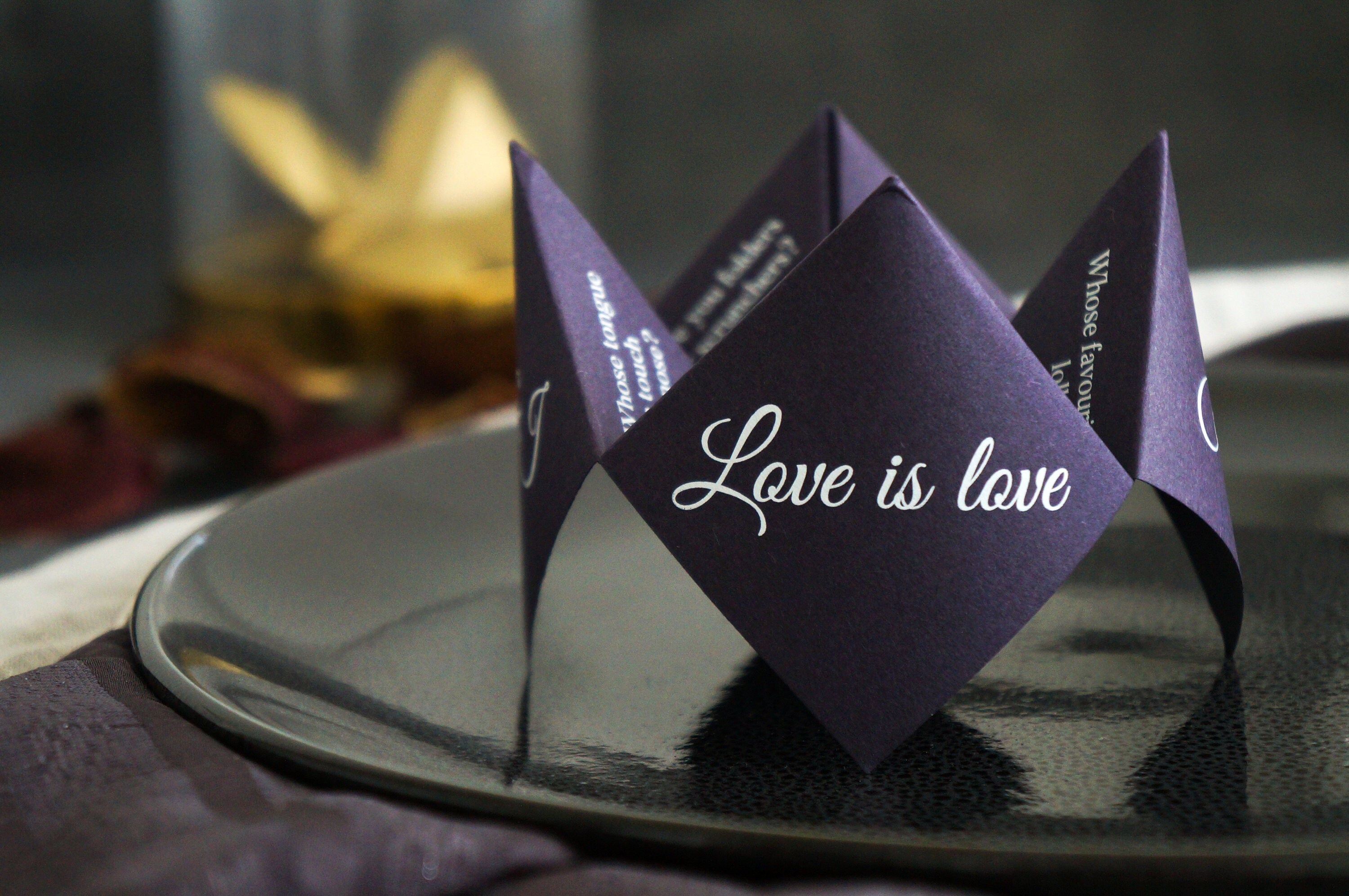 Wedding Place Cards Origami Place Cards Unique Placecards - Etsy