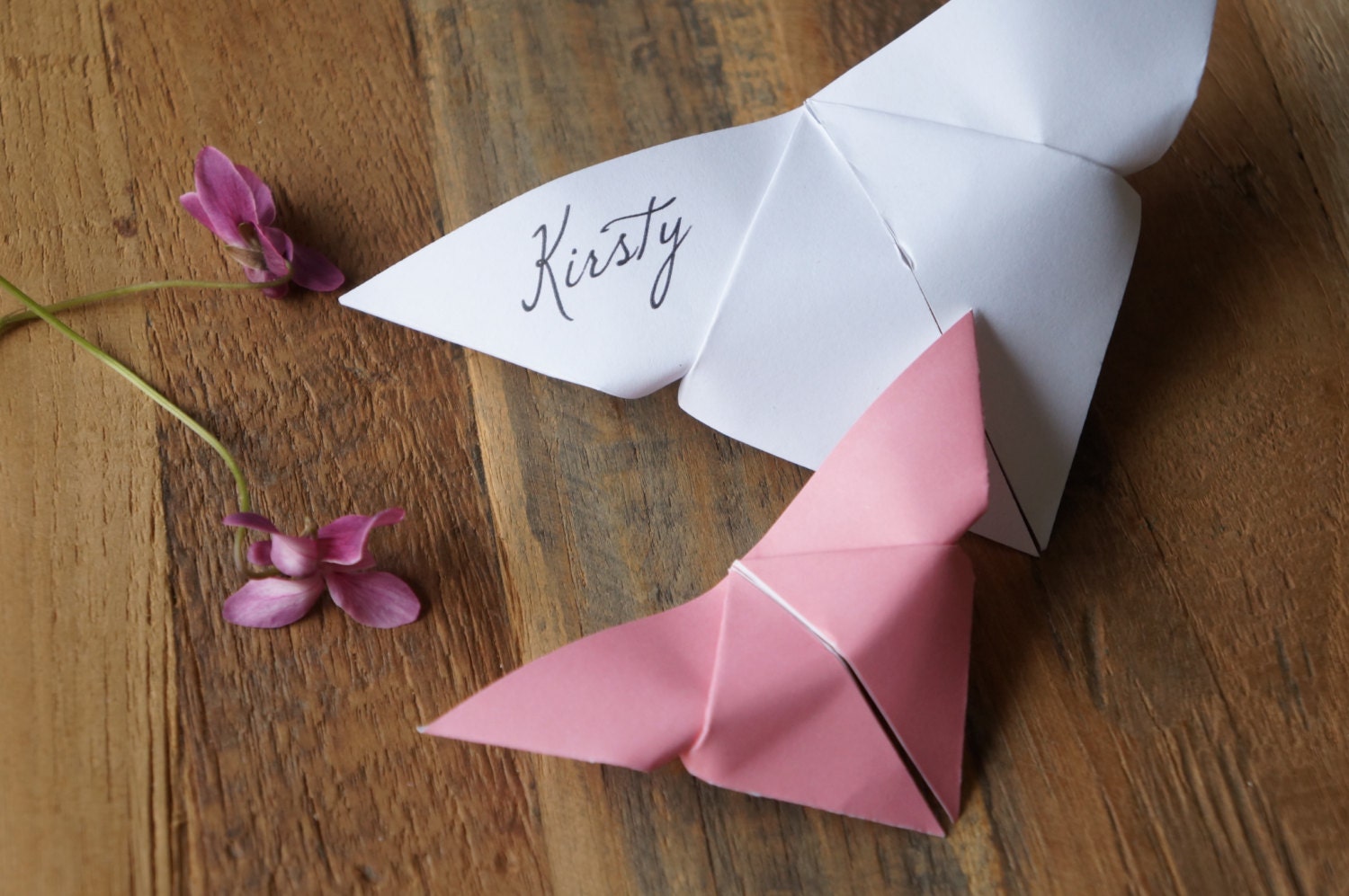 Origami Seating Cards
