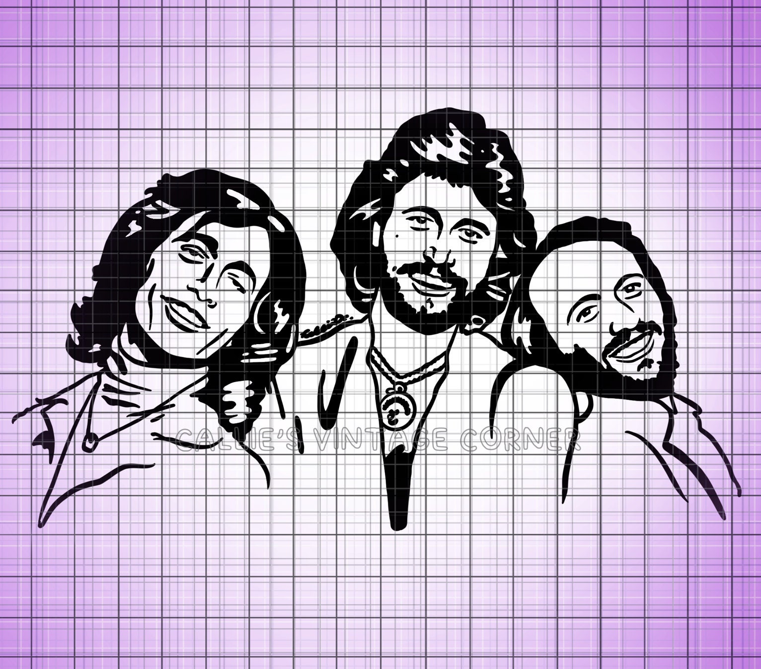 BEE GEES - Brothers Gibb Svg,png,pdf Cut File + Graphic HTV - Robin ...