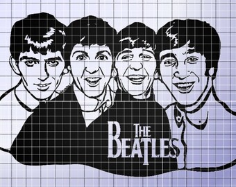 THE BEATLES - Ringo Starr - HTV, Svg,dxf,png,pdf Cut File & Graphic ...