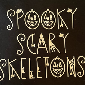 Spooky Alphabet Name or Phrase - Etsy