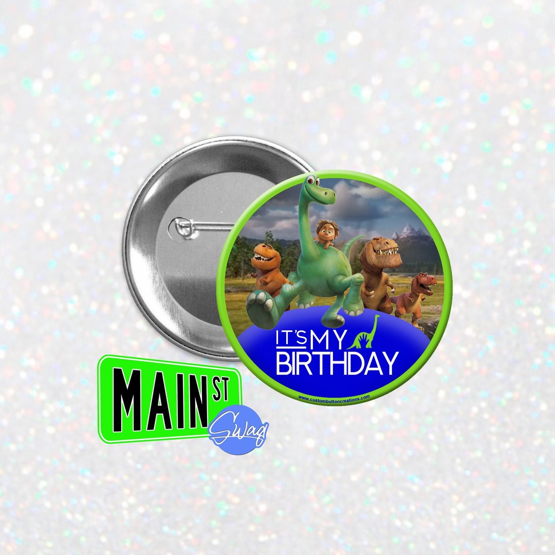 Disney Pixar Inspired the Good Dinosaur Style Birthday Button ...