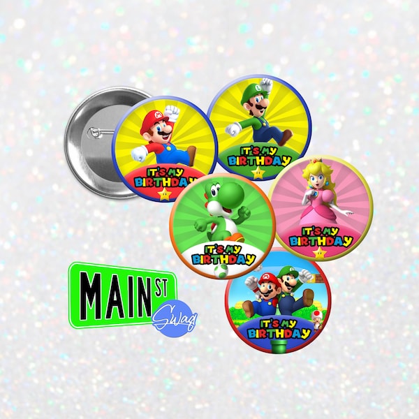 Mario Pins - Etsy