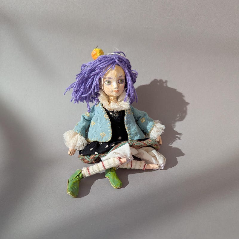 Hanging Paper Mache Doll - Etsy