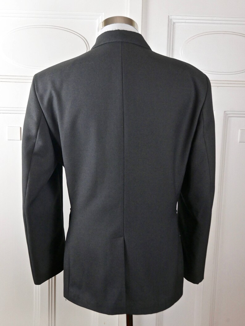 Military Jacket Gunmetal Gray Norwegian Vintage Officer - Etsy