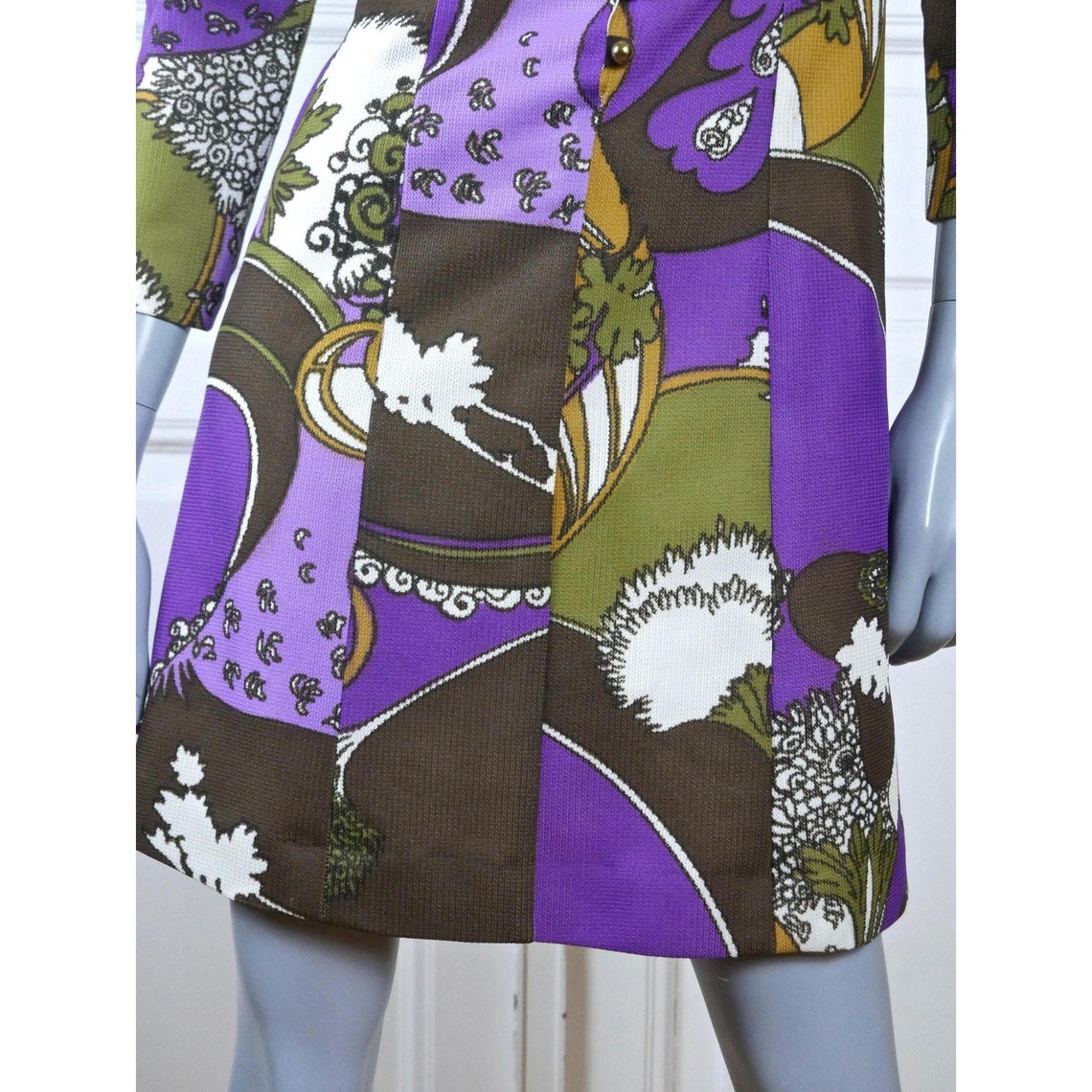 70s Mod Dress - Etsy