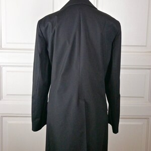 Norwegian Vintage Trench Coat, 1970s Black Double-breasted Macintosh ...