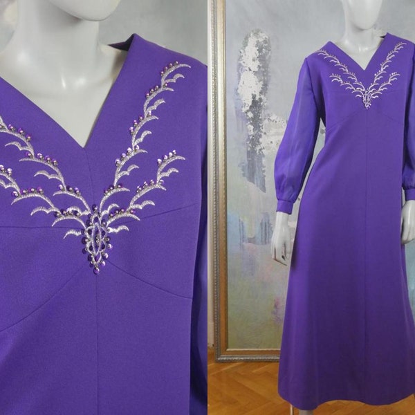 1960s Purple Dress - Etsy