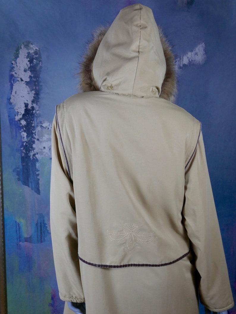 1990s Beige Raincoat European Vintage Long Water Resistant - Etsy