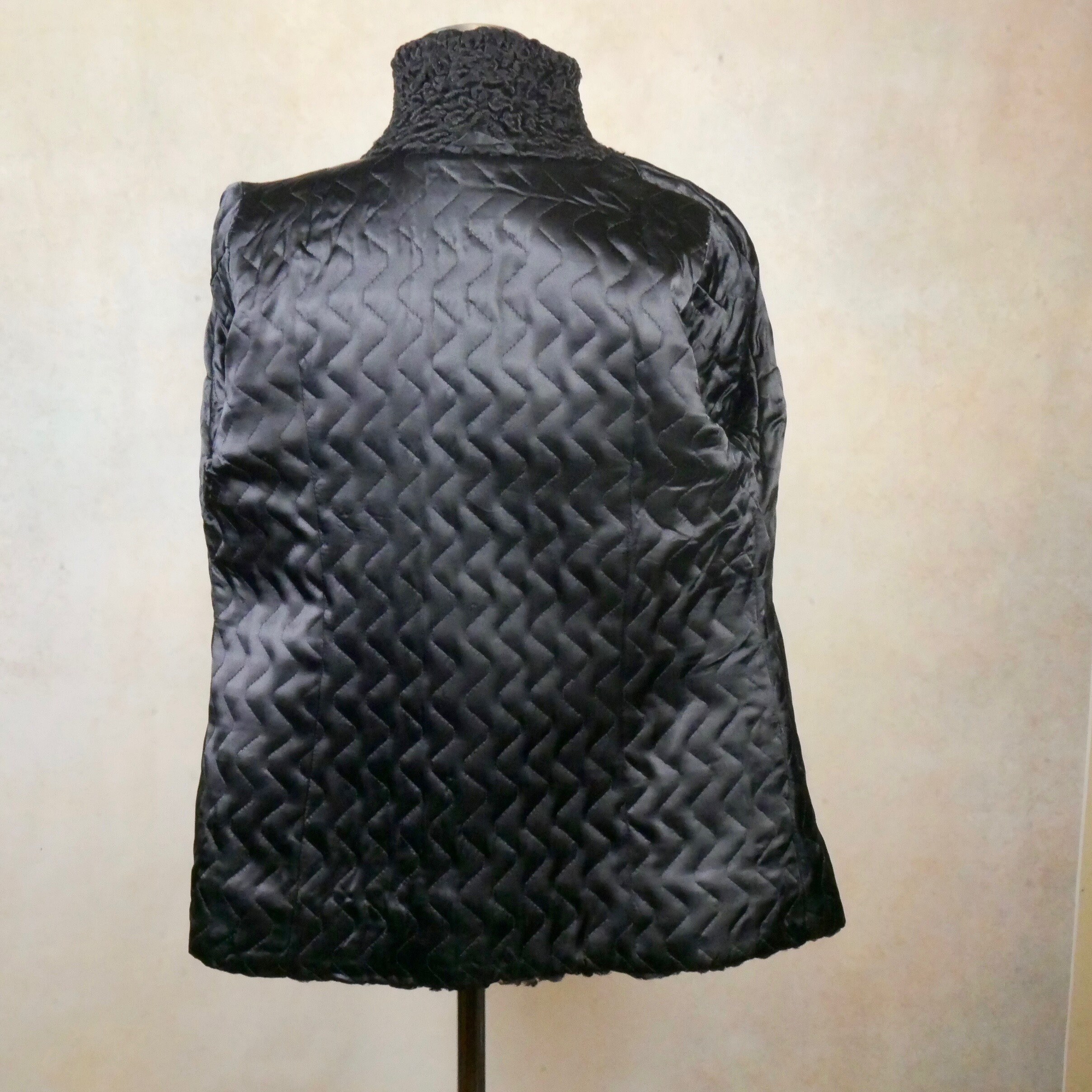 Vintage Karakul Jacket 1980s Black Lamb Fur Coat | Etsy