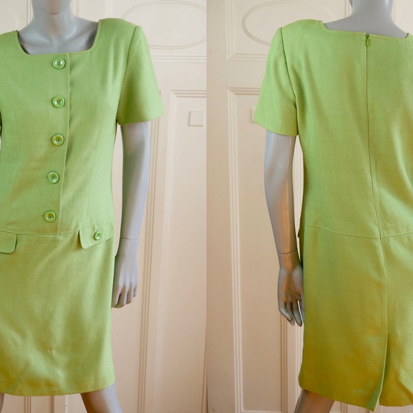 Apple Green Dress - Etsy