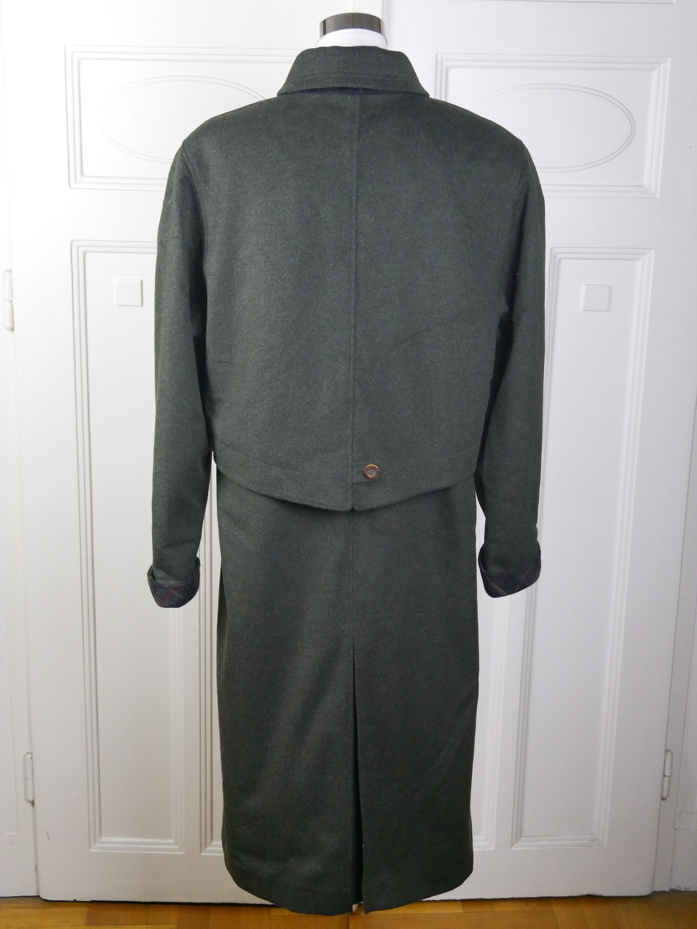 Olive Green Winter Coat Loden Wool & Alpaca Blend Warm - Etsy