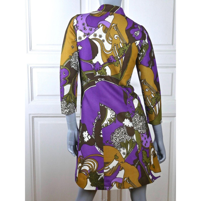 70s Mod Dress - Etsy