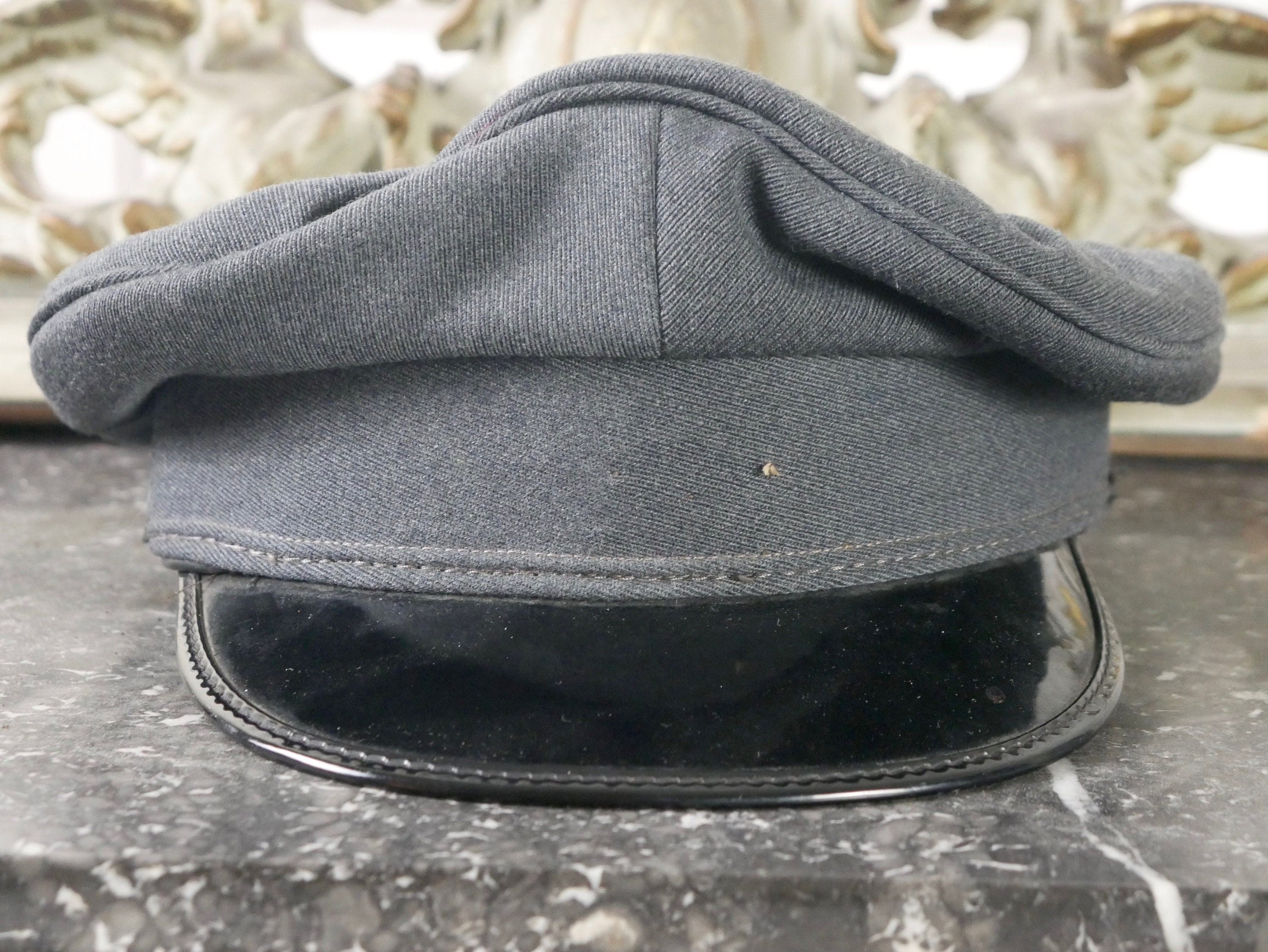 German Vintage Military Hat Gray Dress Uniform Officer's - Etsy
