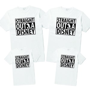 Straight Outta Disney Shirt Disney Group Shirts -disney Family Shirts ...