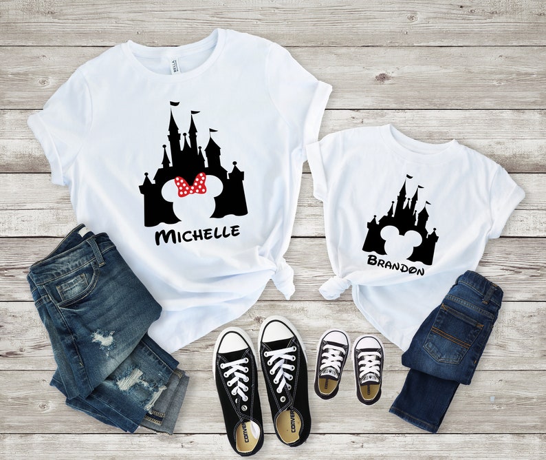 Disney Castle Disney Group Shirts Disney Family Shirts | Etsy