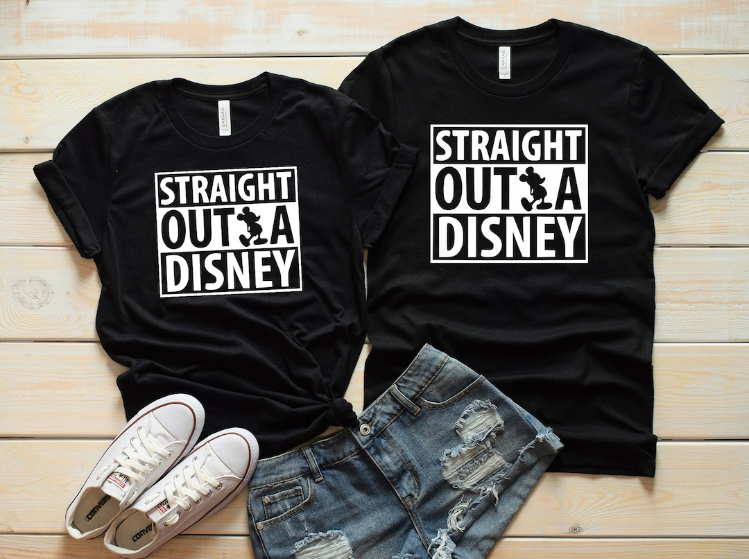 Straight Outta Disney Shirt Disney Group Shirts -disney Family Shirts ...