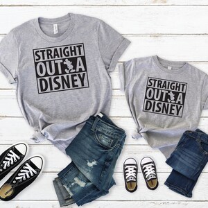 Straight Outta Disney Shirt Disney Group Shirts -disney Family Shirts ...