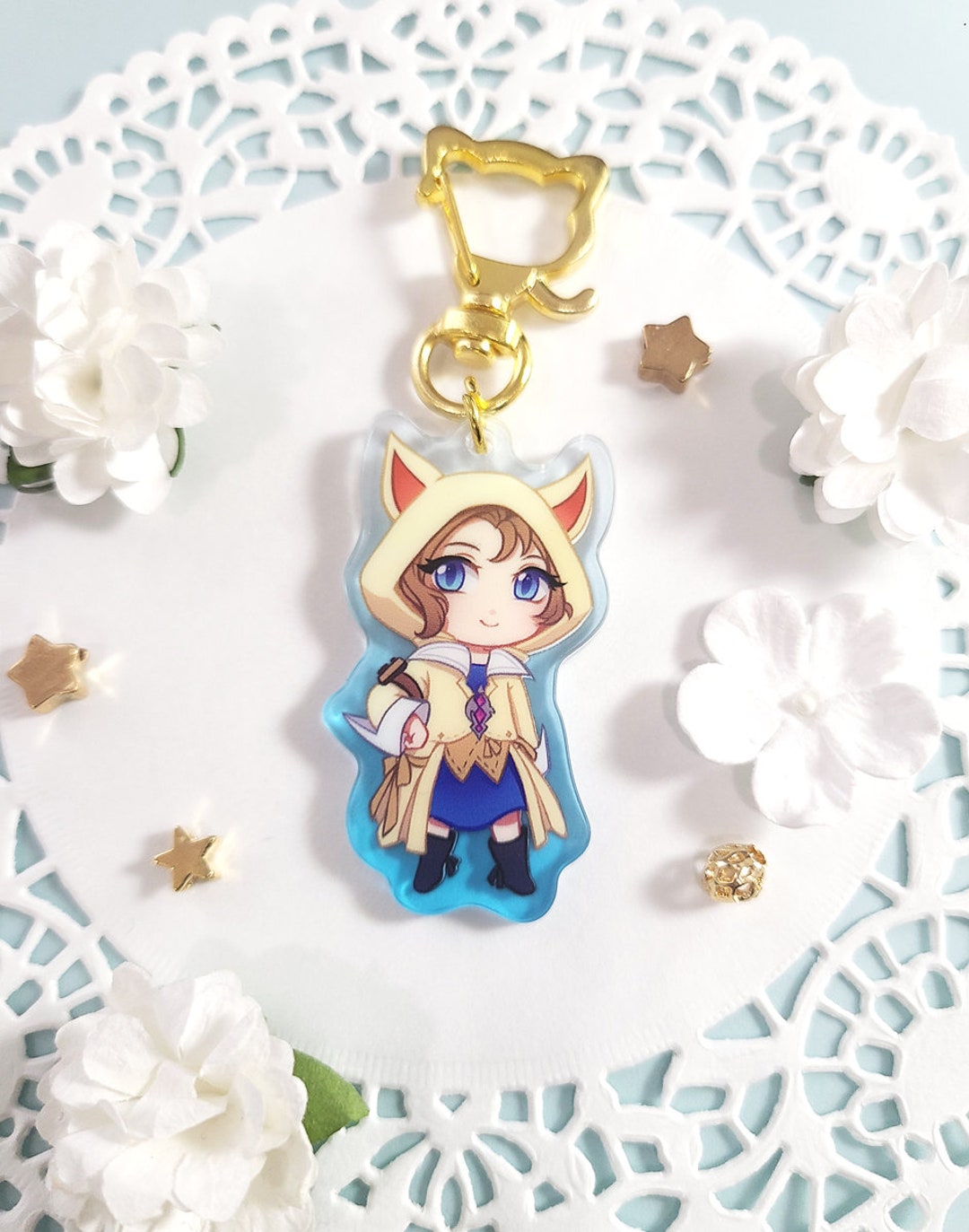 FFXIV Krile Mini Keychain Charm - Etsy
