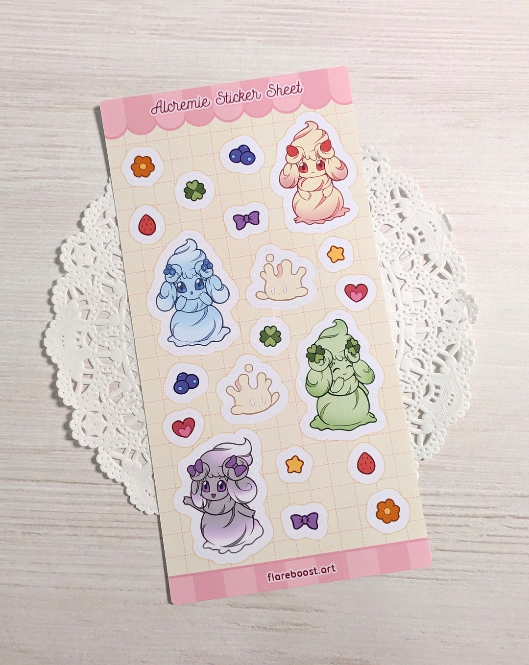 Alcremie Sweets Deco Sticker Sheet - Etsy