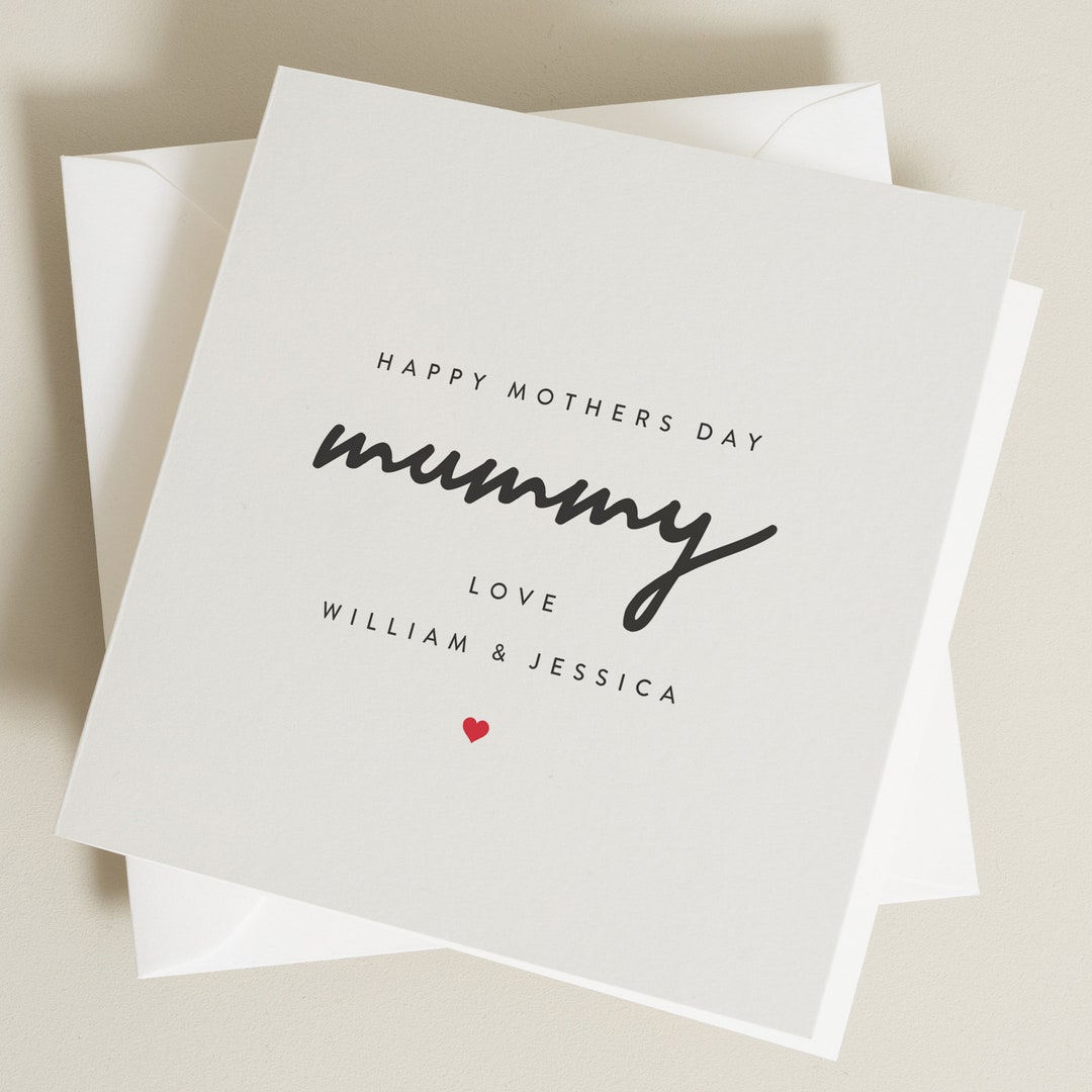 Happy Mothers Day Mummy, From Child, From Baby, Mothers Day Mummy, Card ...
