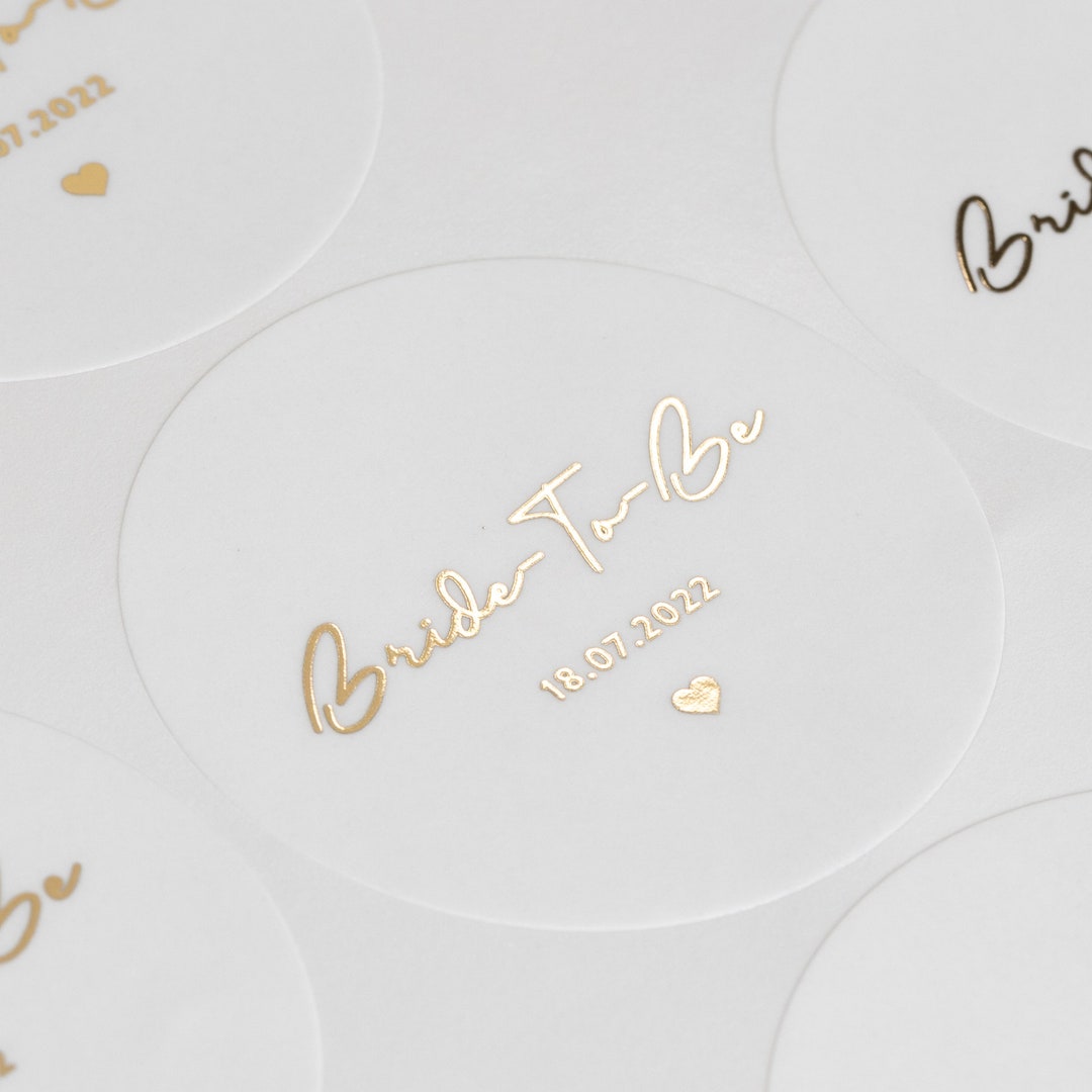 Hen Do Stickers, Personalised Hen Party Stickers, Foiled Event Party ...