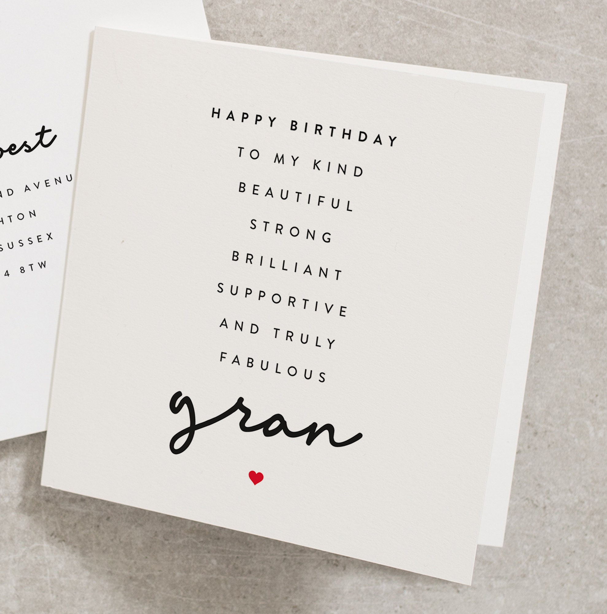 Gran Card - Etsy