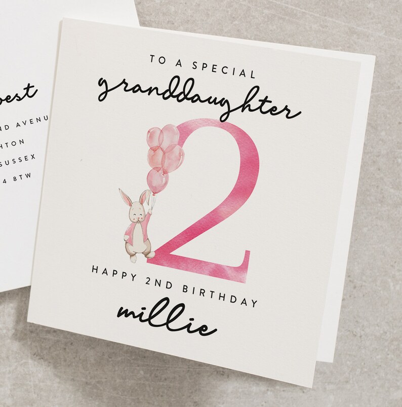 To A Special Granddaughter 2nd Birthday Card 2nd Birthday Etsy Ireland to-a-special-granddaughter-2nd-birthday-card-2nd-birthday-etsy-ireland