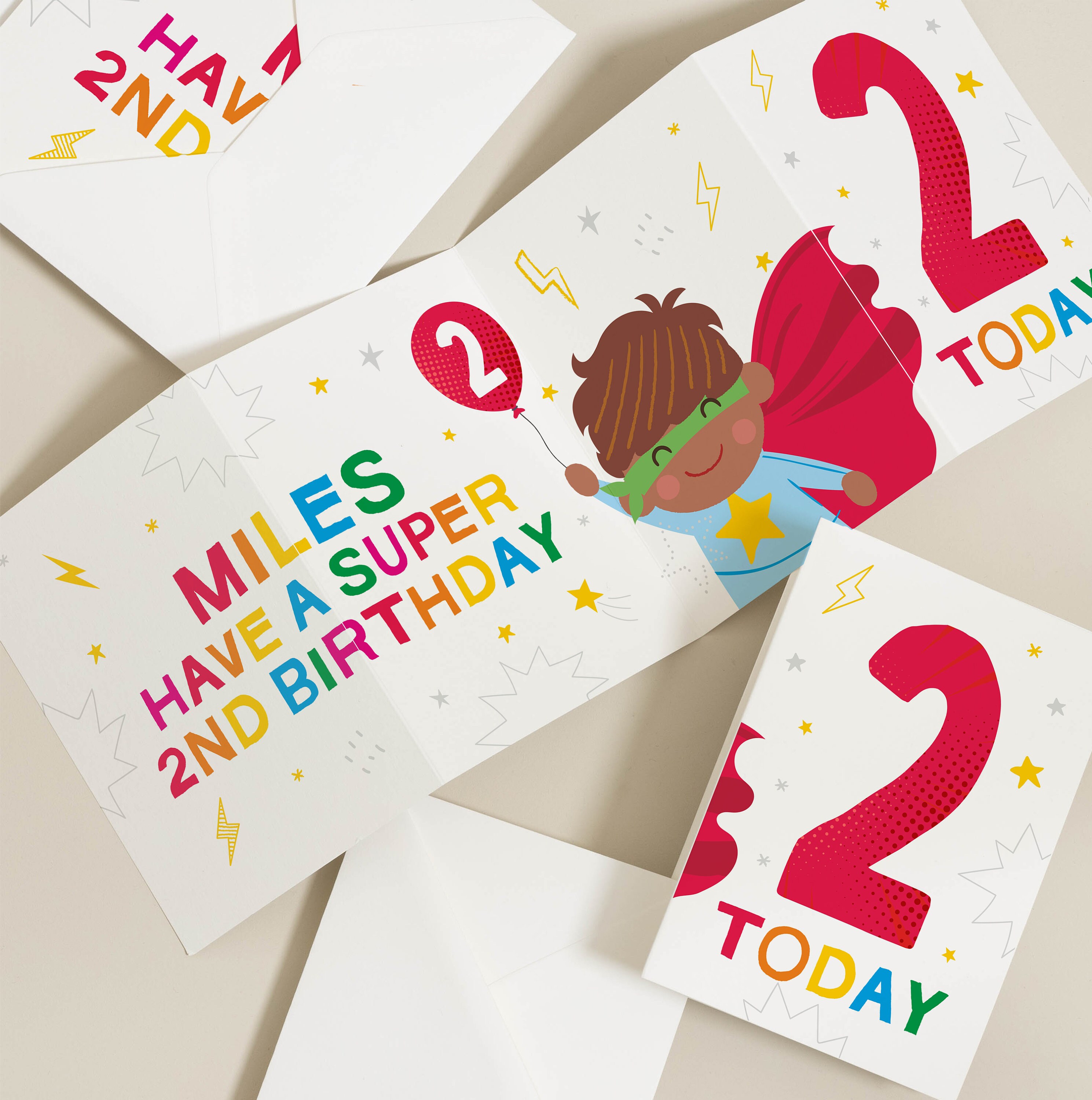 Superhero Birthday Card Happy Birthday Card for Superhero - Etsy