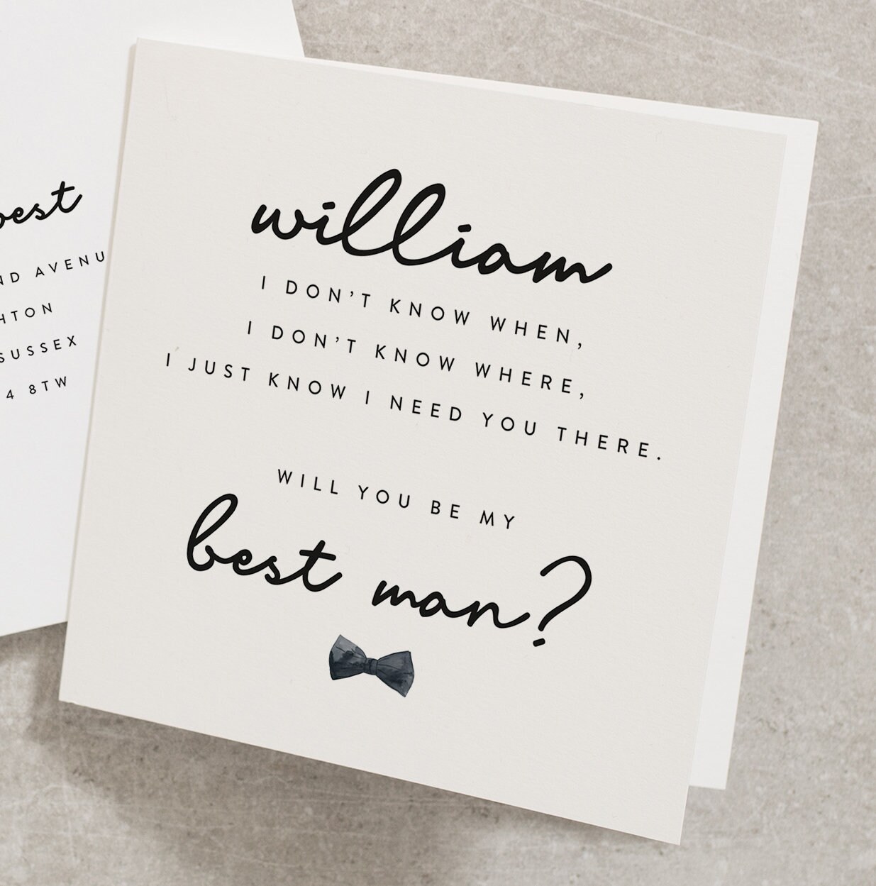 Wedding & Engagement Cards Paper & Party Supplies WP120 personalised ...