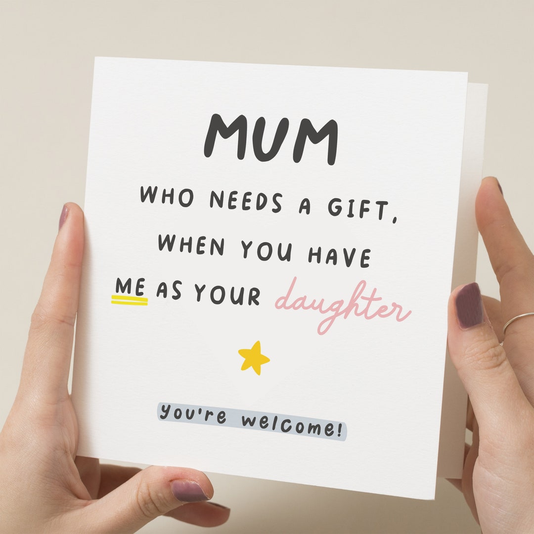 Mum Birthday Card, Funny Birthday Card for Mum, Mum Birthday Gift ...