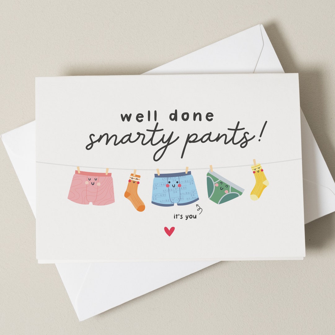 Funny Congratulations Card Exam Card For Him Graduation Card School