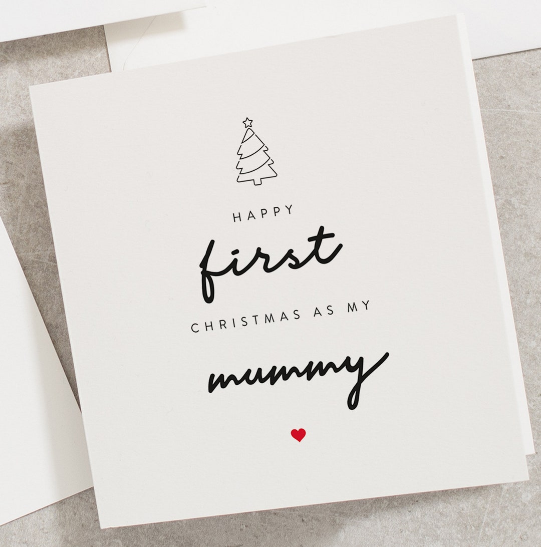 1st Christmas as Mummy, Happy First Christmas as My Mummy, Baby First ...