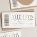 Personalised Gig Gift Voucher, Personalised Gig Ticket, Birthday Gift ...