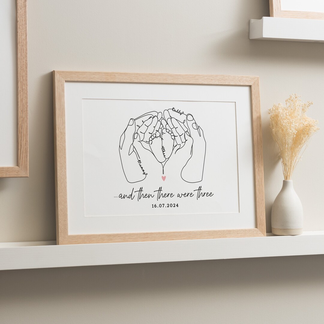 New Family Gift Personalised Family Poster New Parents - Etsy