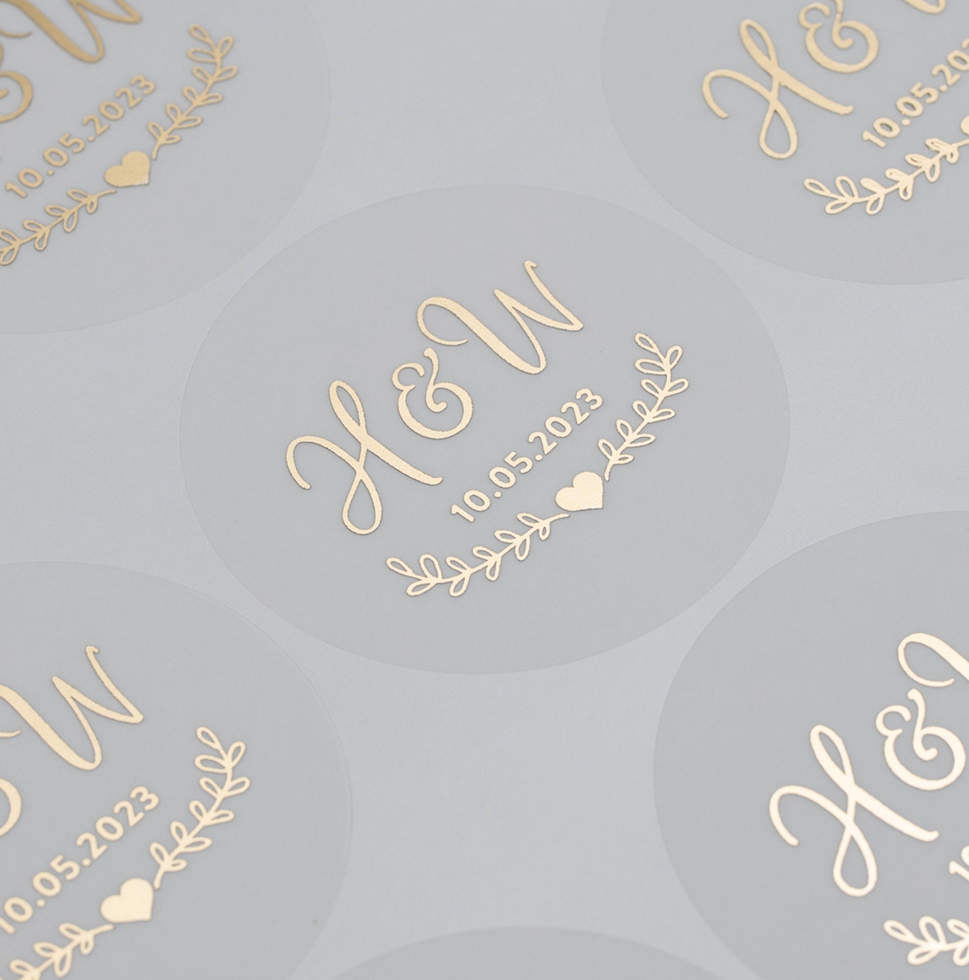 Calligraphy Stickers Foil Wedding Stickers Envelope Seals - Etsy