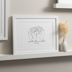 New Family Gift Personalised Family Poster New Parents - Etsy