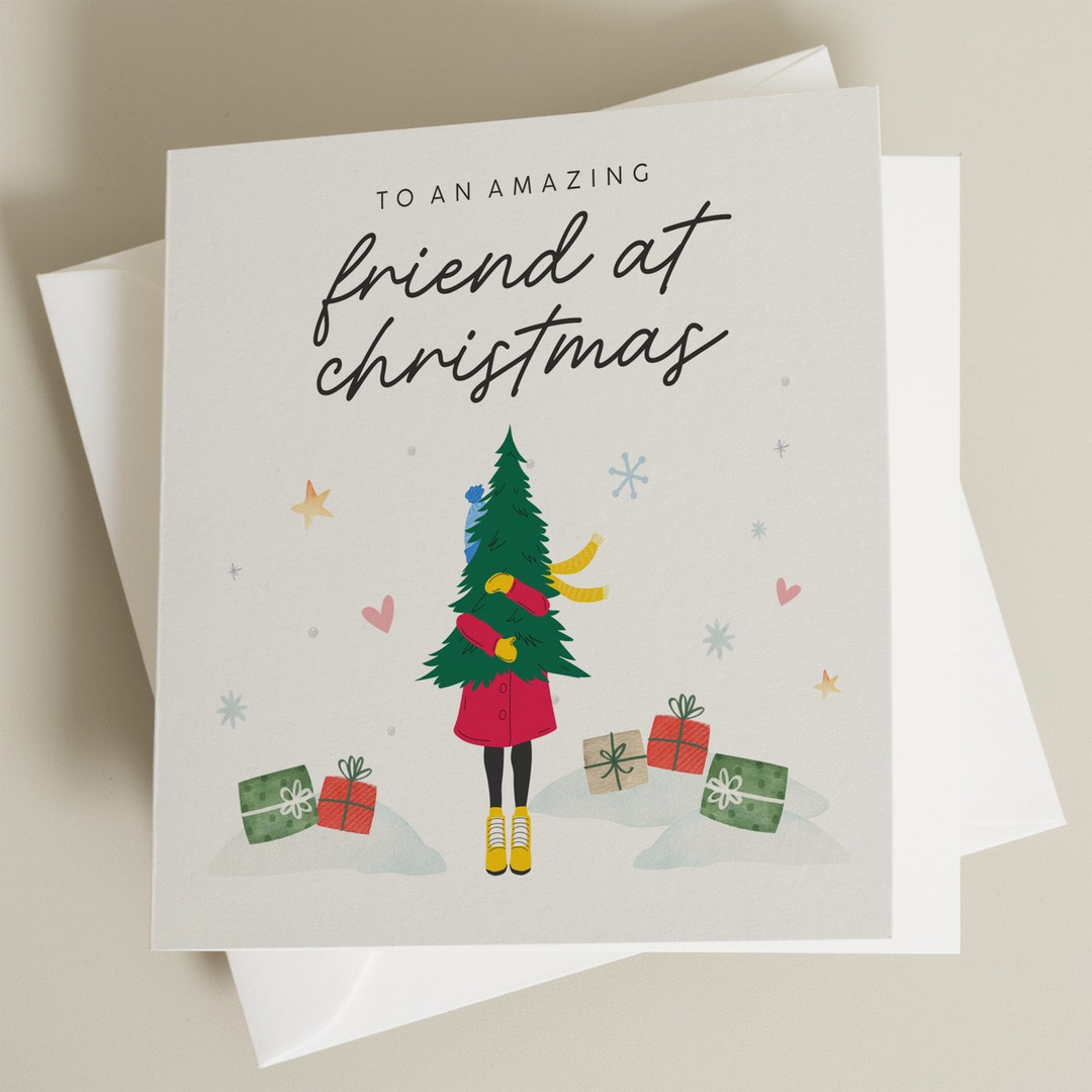 Christmas Card for Friend, Friend Christmas Card, Special Friend ...