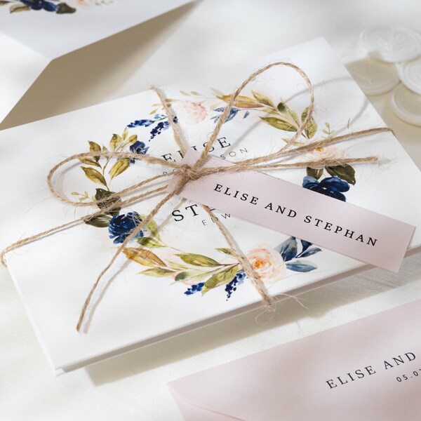 Twine Wedding Invitations - Etsy