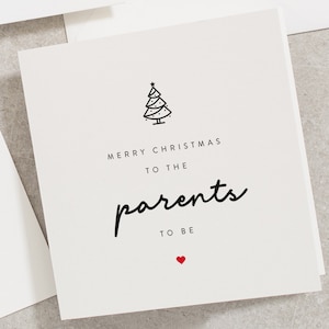 Expecting Parents Card, Merry Christmas to the Parents to Be, Parents ...