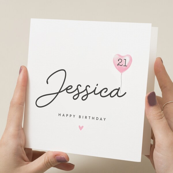 21st Birthday Card - Etsy UK