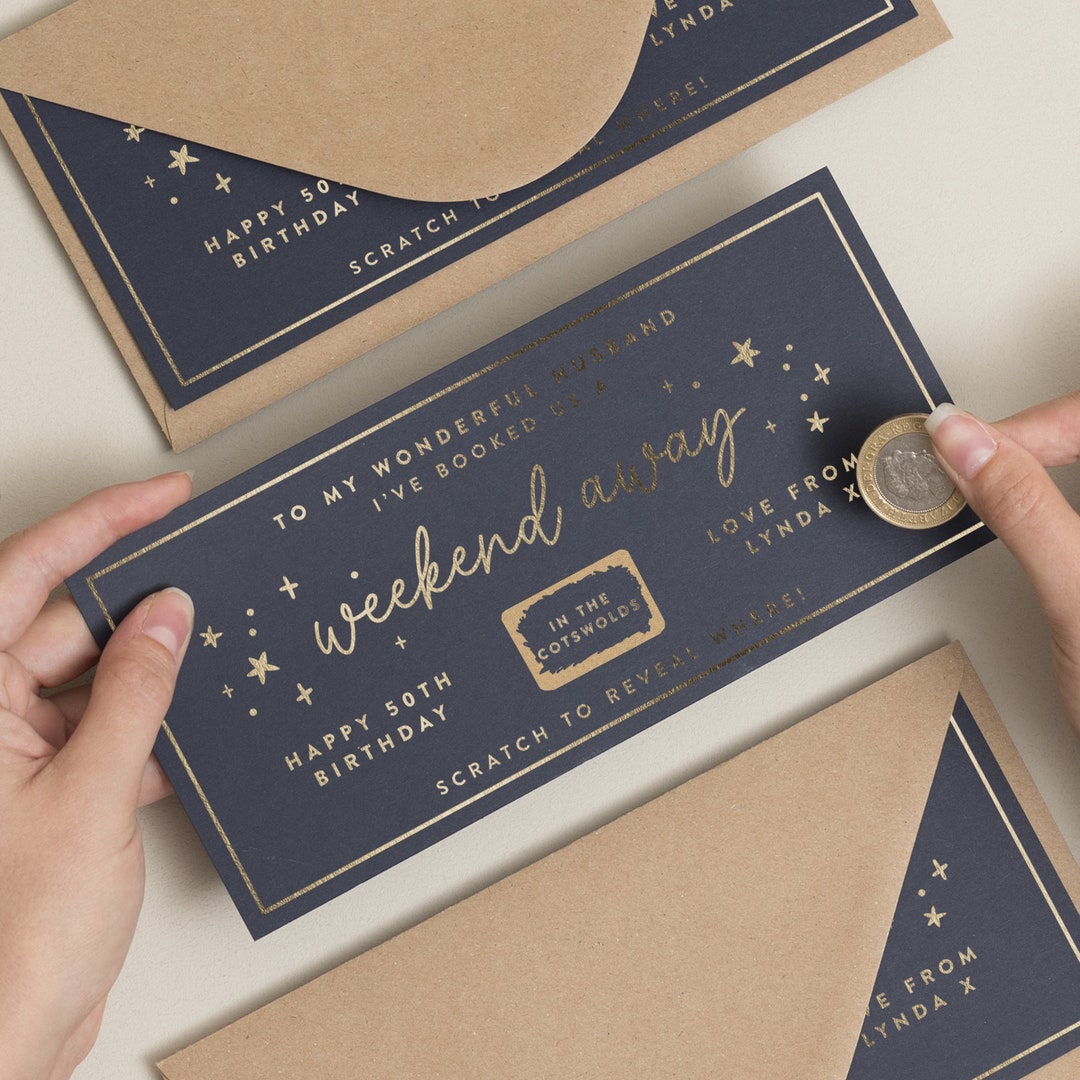 Wife Christmas Gift, Boyfriend Surprise Gift, Holiday Reveal, Scratch ...